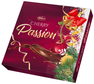 Cherry Passion 126g Xmas - Kommipomm